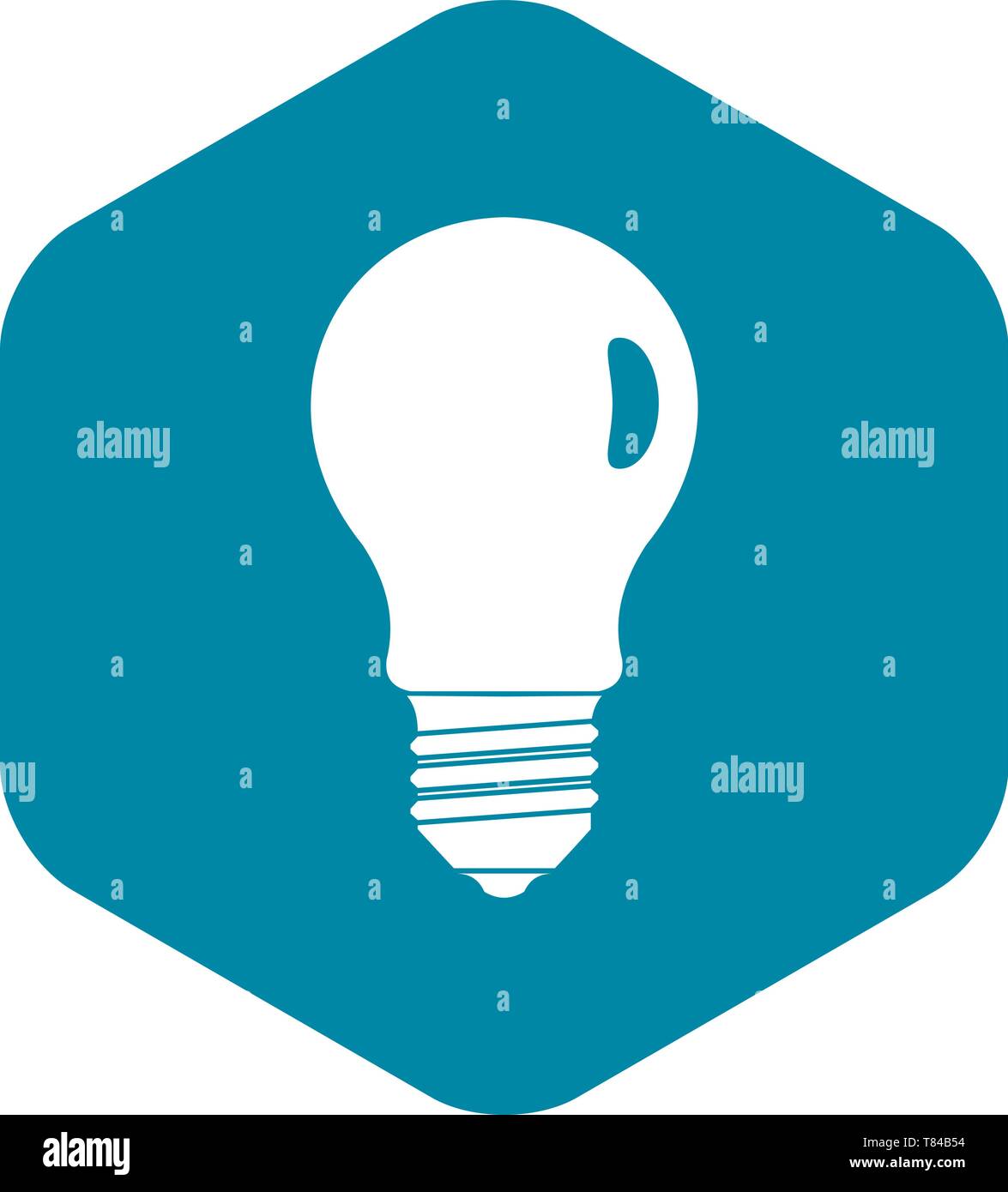 Lamp icon, simple style Stock Vector Image & Art - Alamy