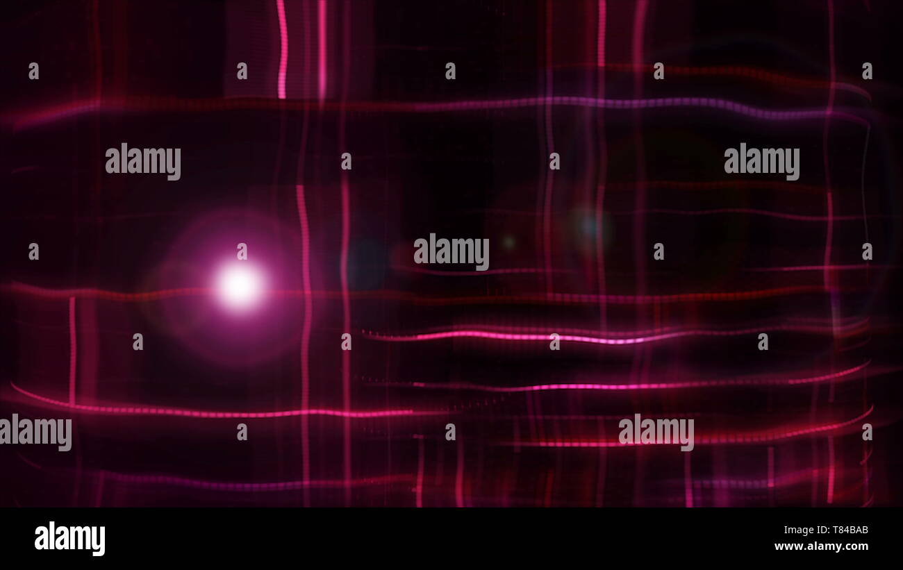 Dotted bright abstraction with effect of distortion, 3d render backdrop ...