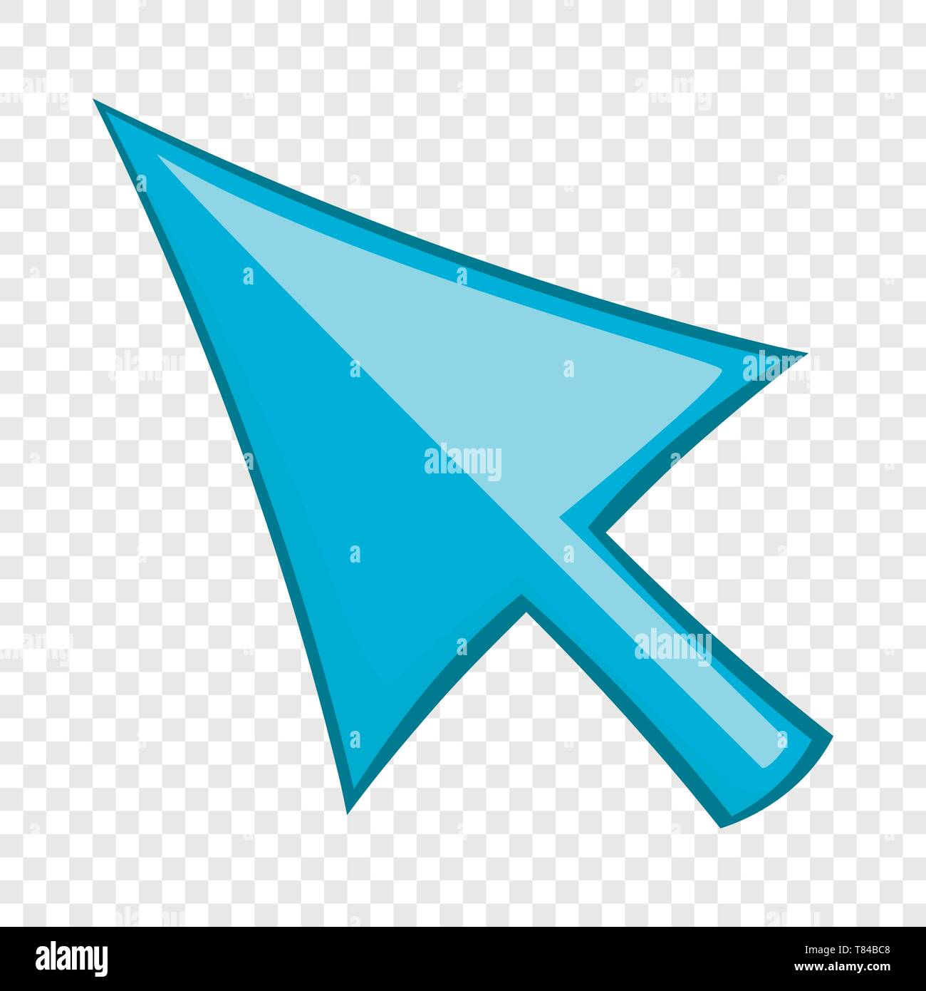 Blue mouse arrow icon, cartoon style Stock Vector Image & Art - Alamy