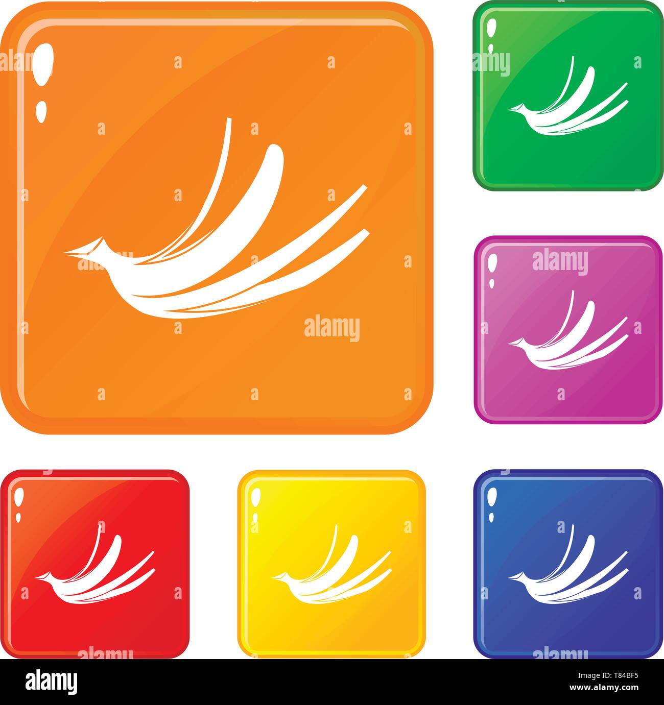 Banana peel icons set vector color Stock Vector Image & Art - Alamy