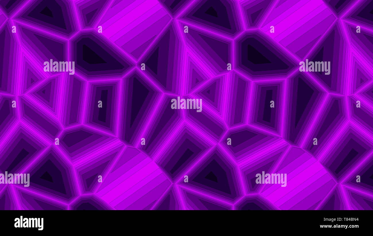 Triangulation shapes - triangles mosaic with geometry ornament, 3d ...