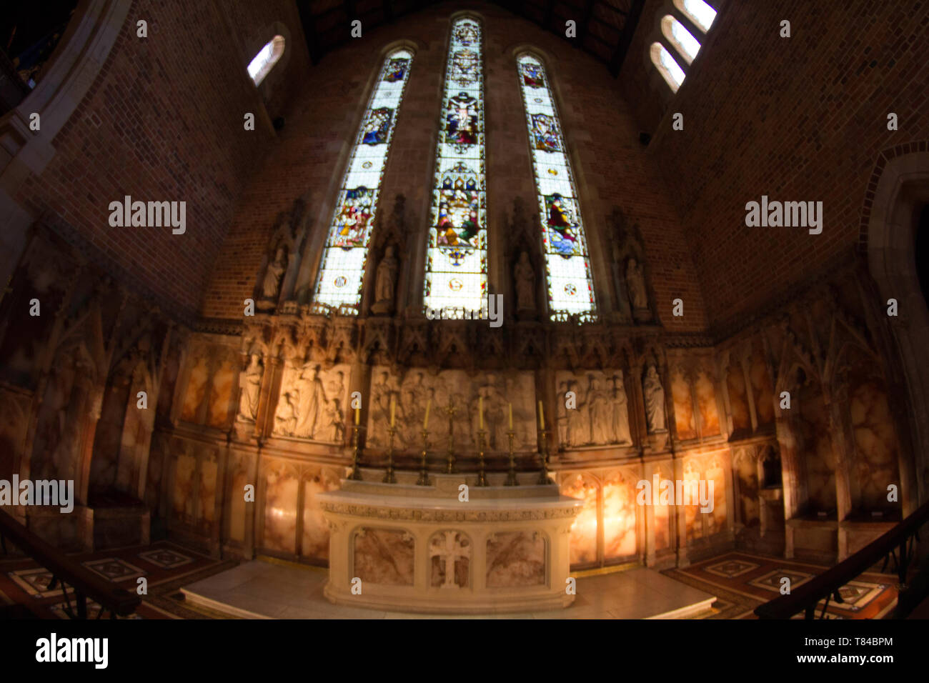Perth, Western Australia, Australia - 17/01/2013 : Inside of St George ...