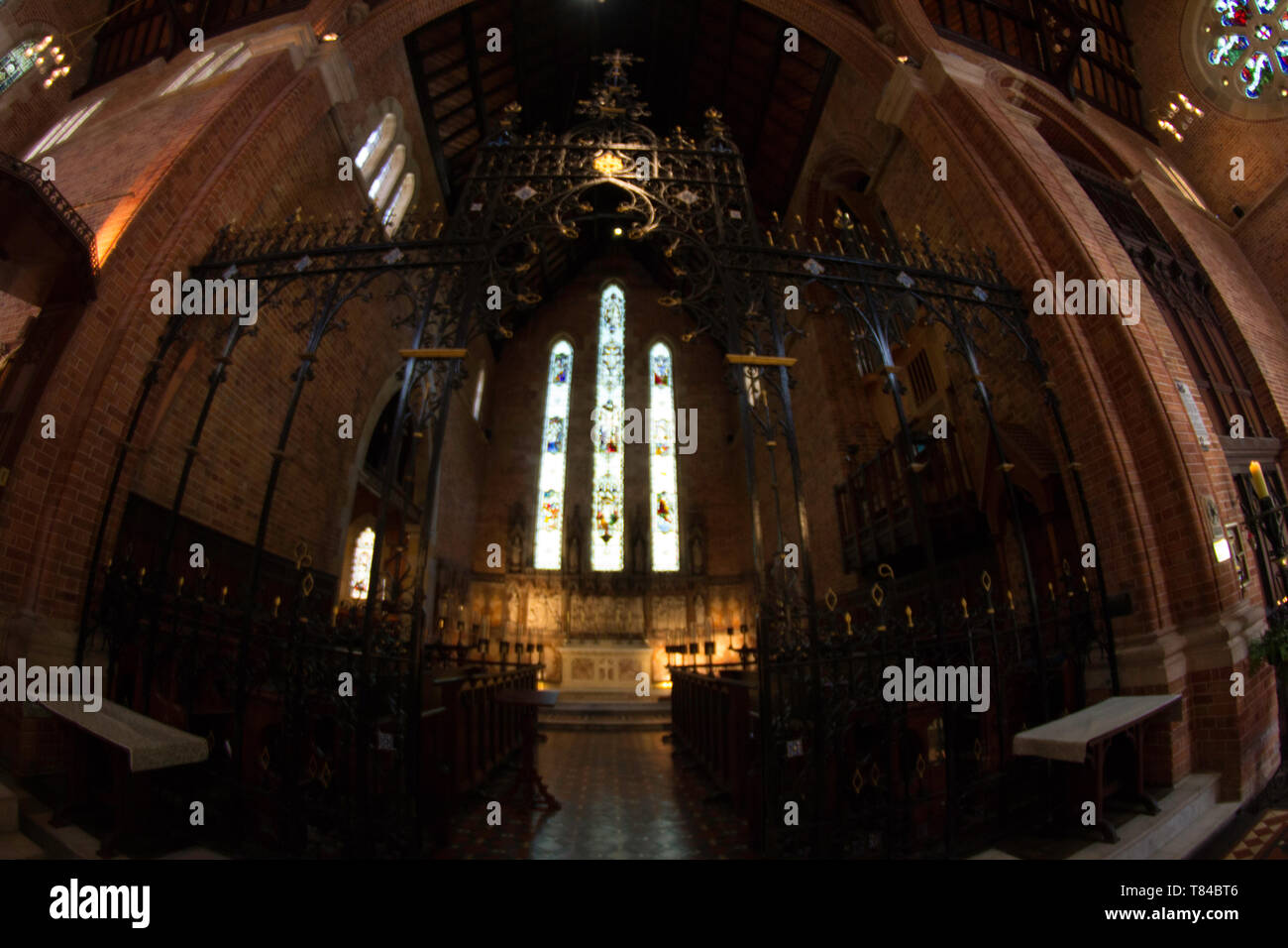 Perth, Western Australia, Australia - 17/01/2013 : Inside of St George ...
