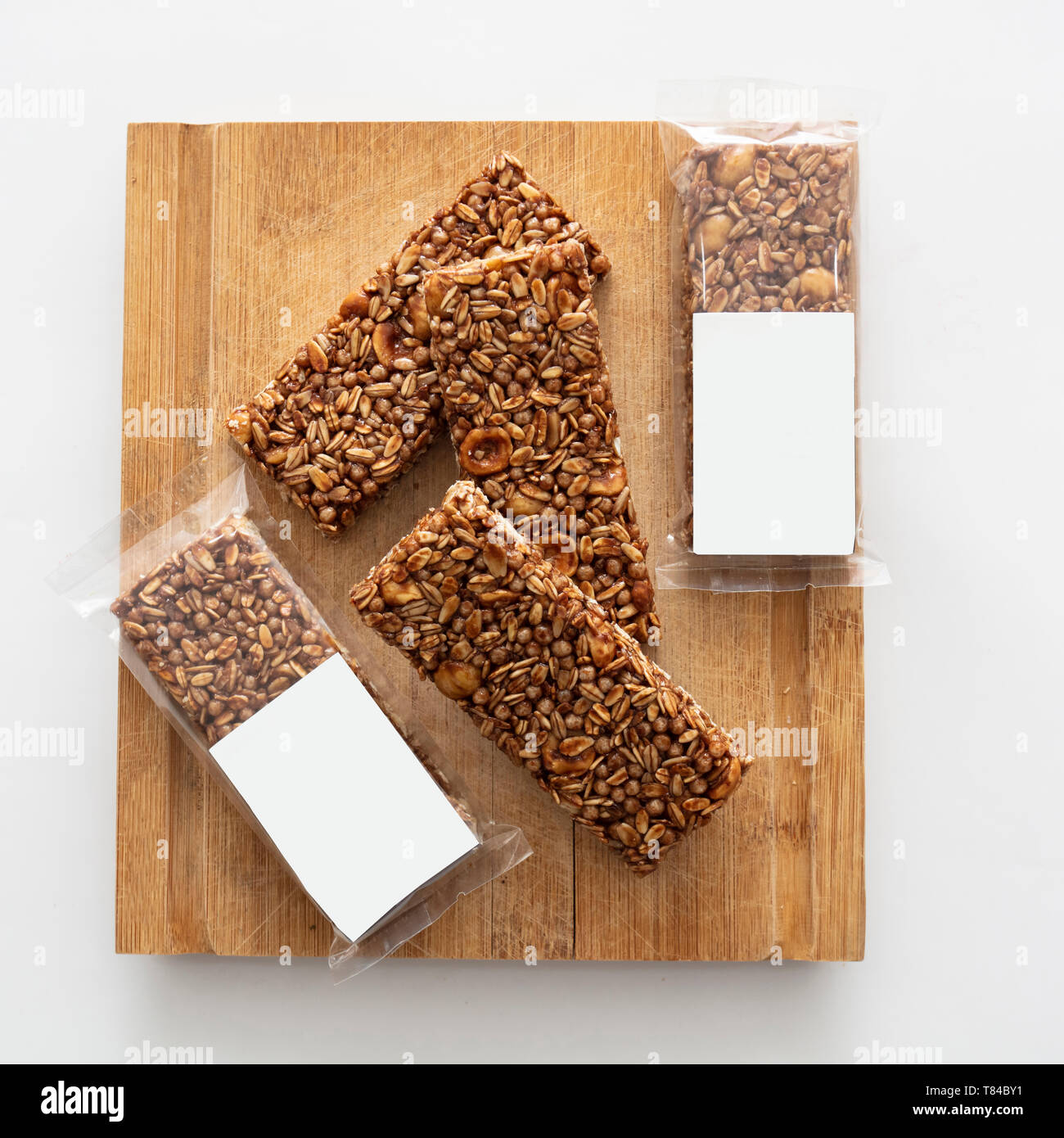 Overhead view granola bar hi-res stock photography and images - Alamy