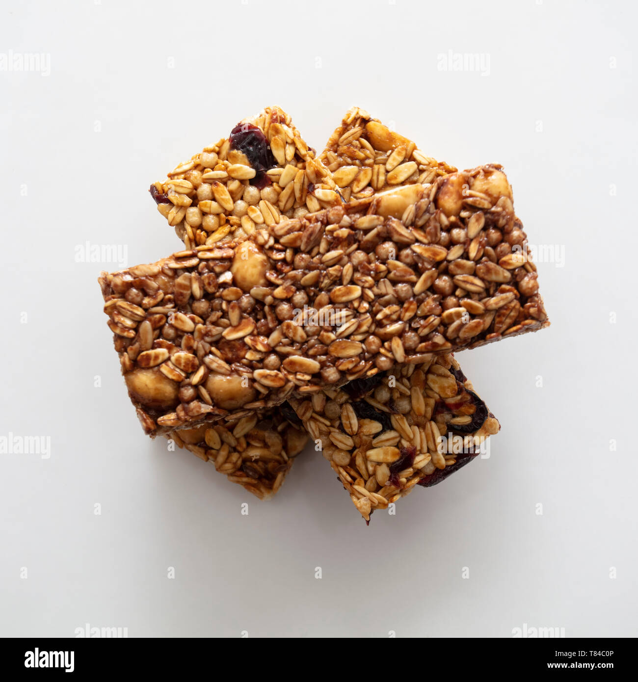 Overhead view granola bar hi-res stock photography and images - Alamy