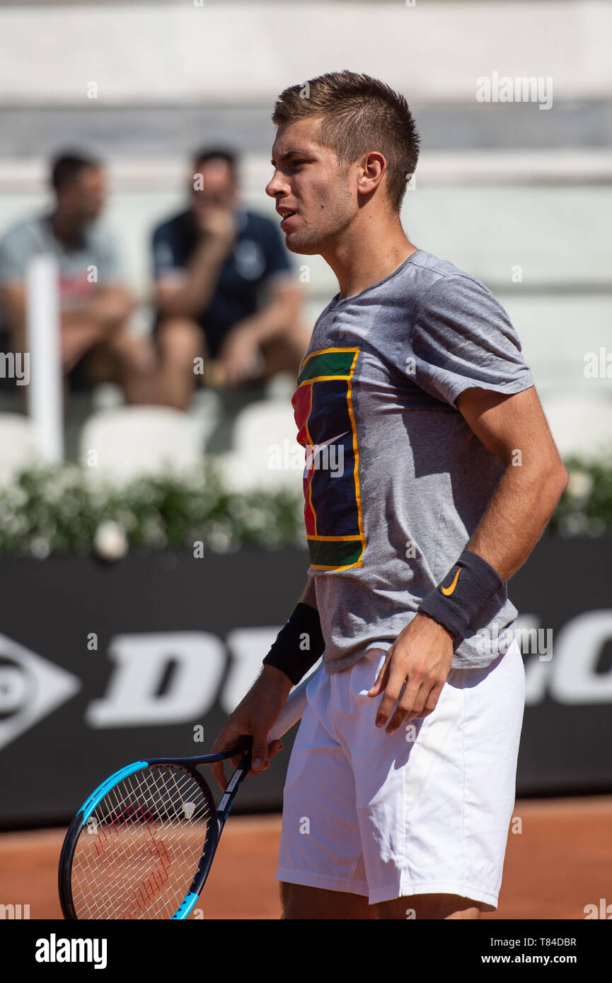 Borna Coric (CRO) during his training session during Internazionali BNL ...