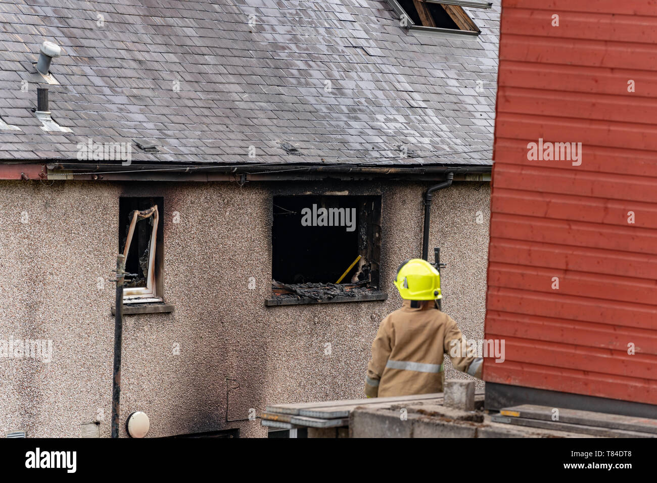 Breich Street, Rothes, Moray, Scotland, UK. 10th May 2019. This is the ...