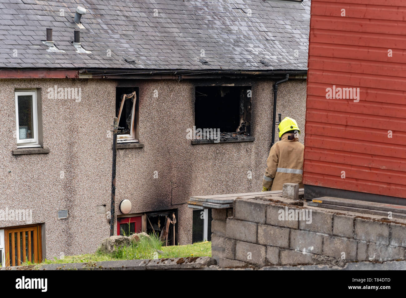Breich Street, Rothes, Moray, Scotland, UK. 10th May 2019. This is the ...