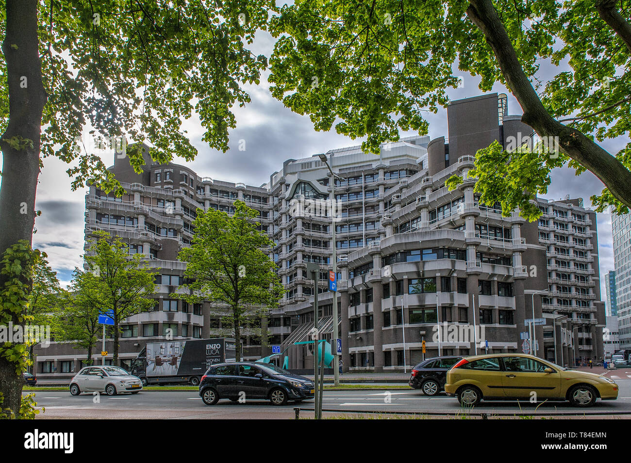THE HAGUE , 07-05-2019 , Government buildings The Hague , Old building ...