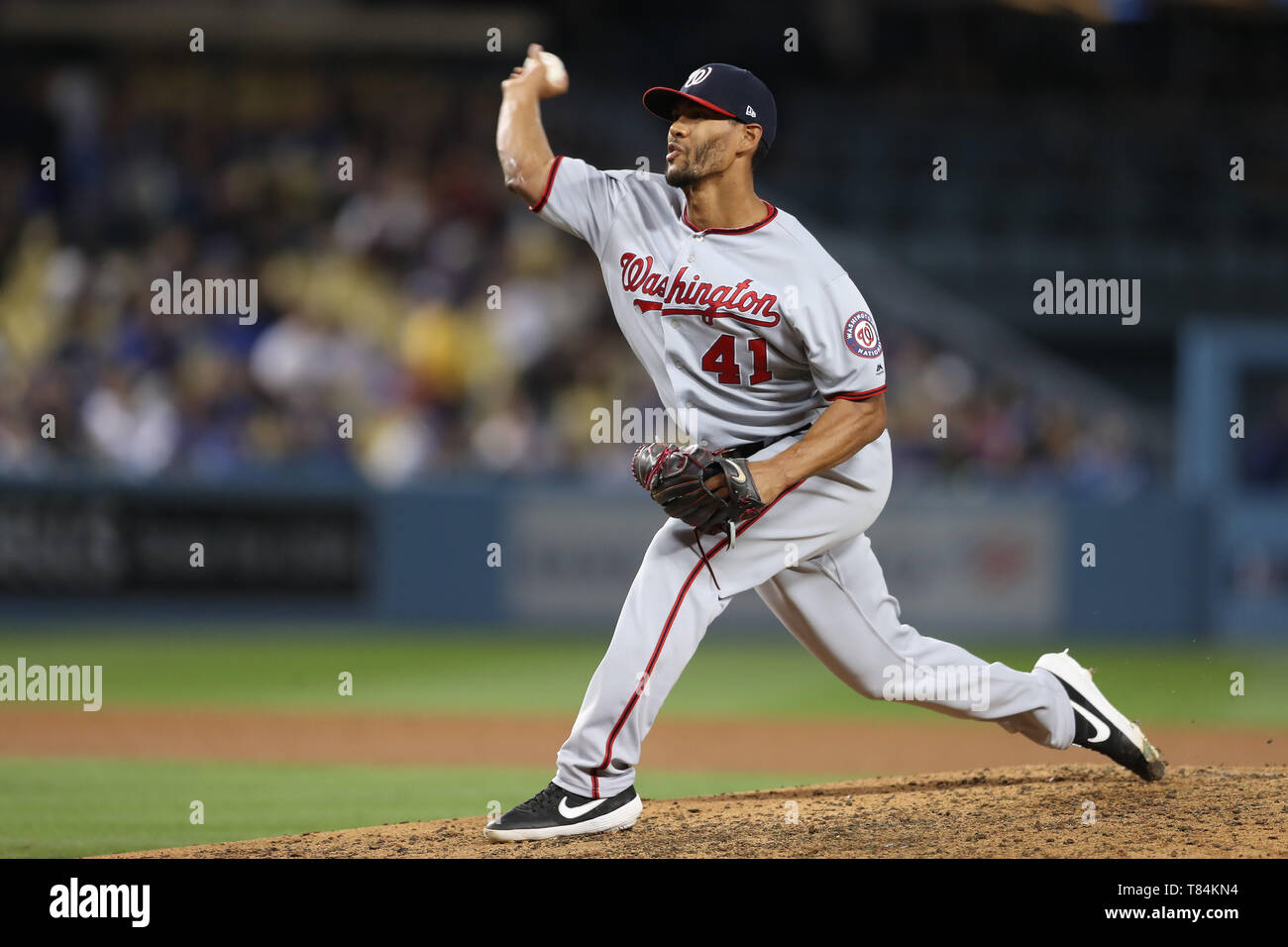 Los Angeles, CA, USA. 10th May, 2019. Washington Nationals starting ...