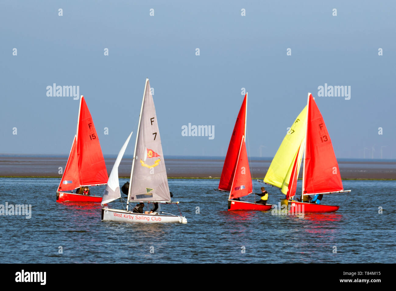 Yacht Racing in West Kirby, Liverpool, UK. 11th May, 2019. British Open ...