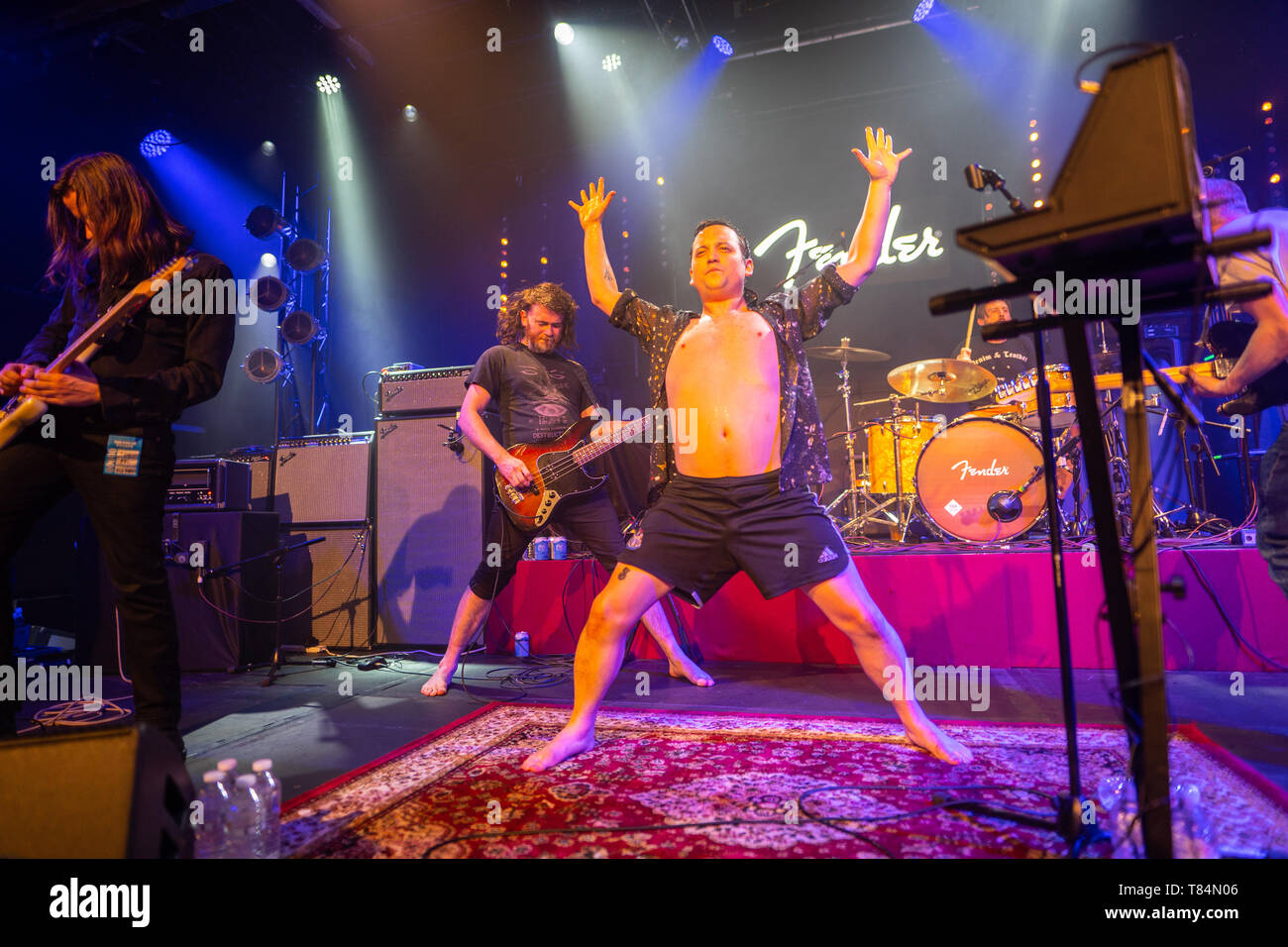 Brighton, UK. 10th May, 2019. Matt Baty of Pigs Pigs Pigs Pigs Pigs ...