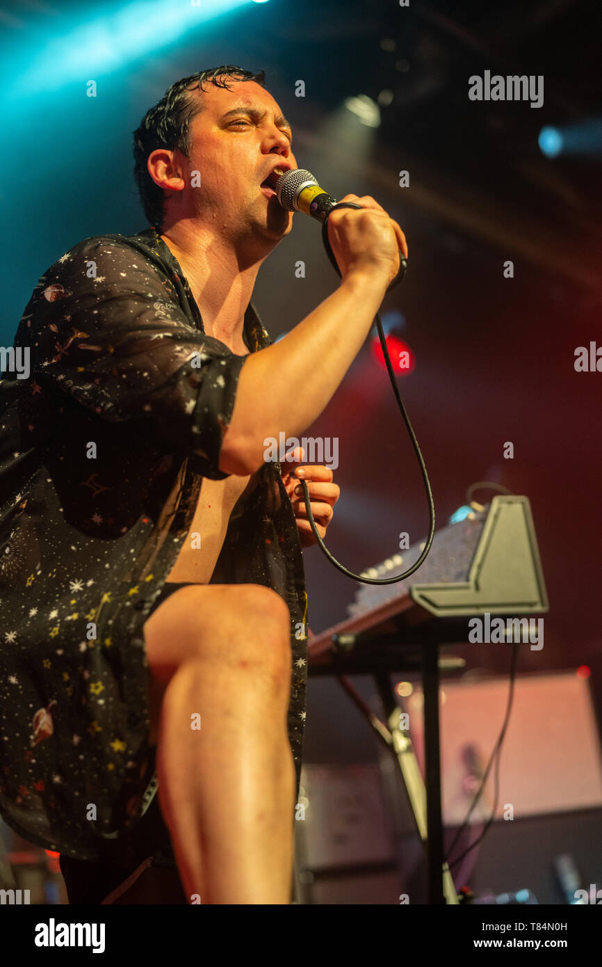 Brighton, UK. 10th May, 2019. Matt Baty of Pigs Pigs Pigs Pigs Pigs ...
