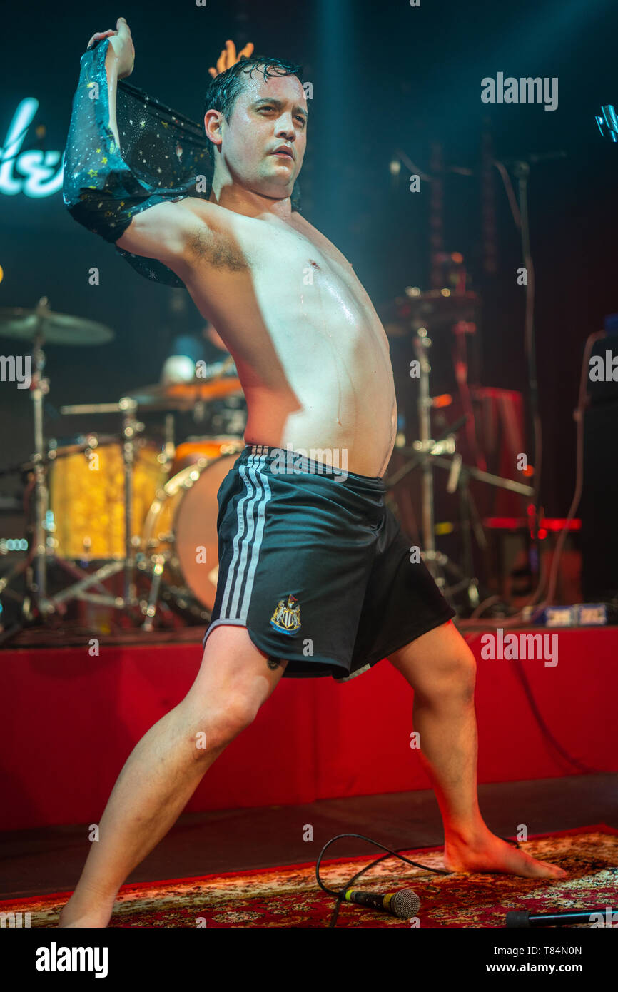 Brighton, UK. 10th May, 2019. Matt Baty of Pigs Pigs Pigs Pigs Pigs ...