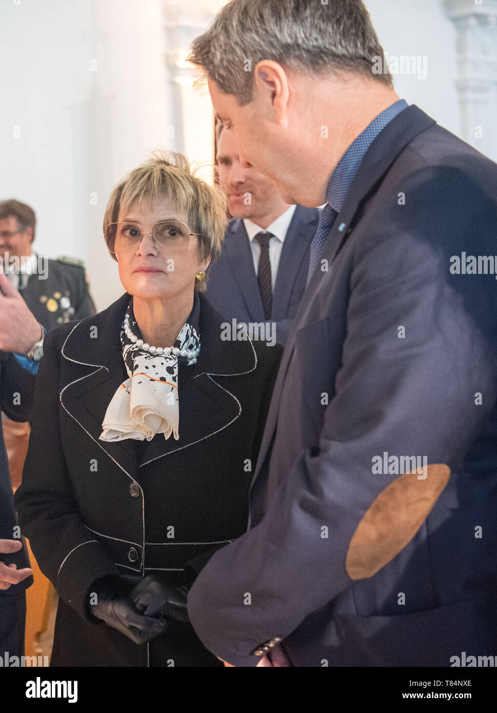 Regensburg, Germany. 11th May, 2019. Markus Söder (r, CSU), Prime ...