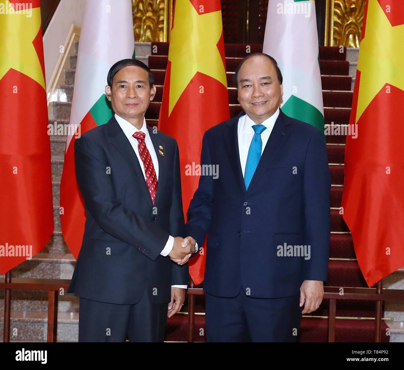 Hanoi, Vietnam. 11th May, 2019. Vietnamese Prime Minister Nguyen Xuan ...
