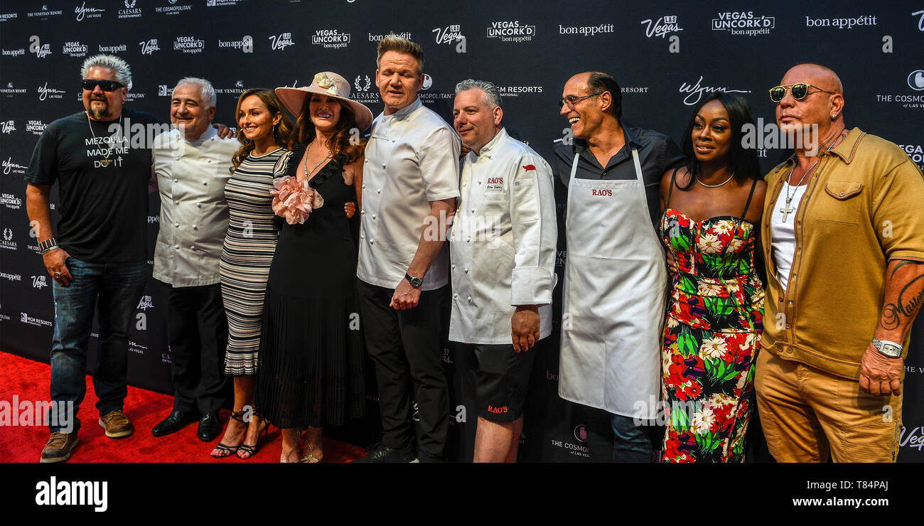 Las Vegas, NV, USA. 10th May, 2019. Guy Fieri, Guy Savoy, Giada De ...
