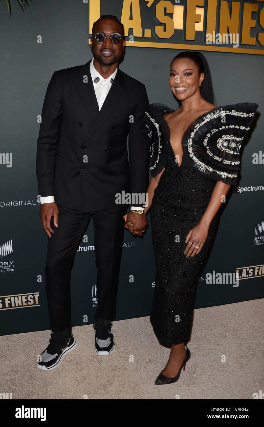 West Hollywood, Ca. 10th May, 2019. Dwyane Wade, Gabrielle Union at the ...