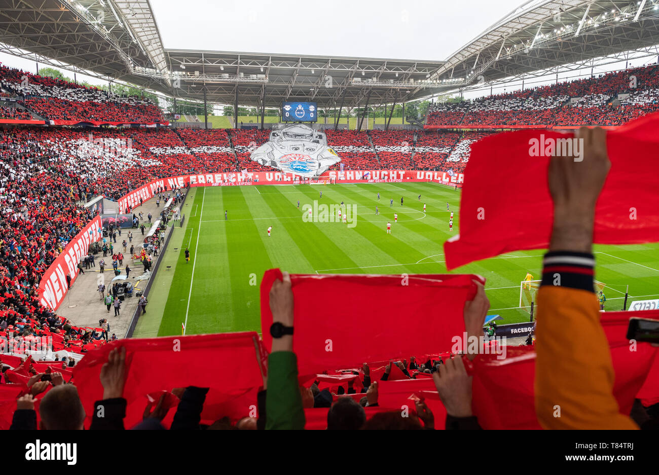 Leipzig, Germany. 11th May, 2019. Soccer: Bundesliga, RB Leipzig ...
