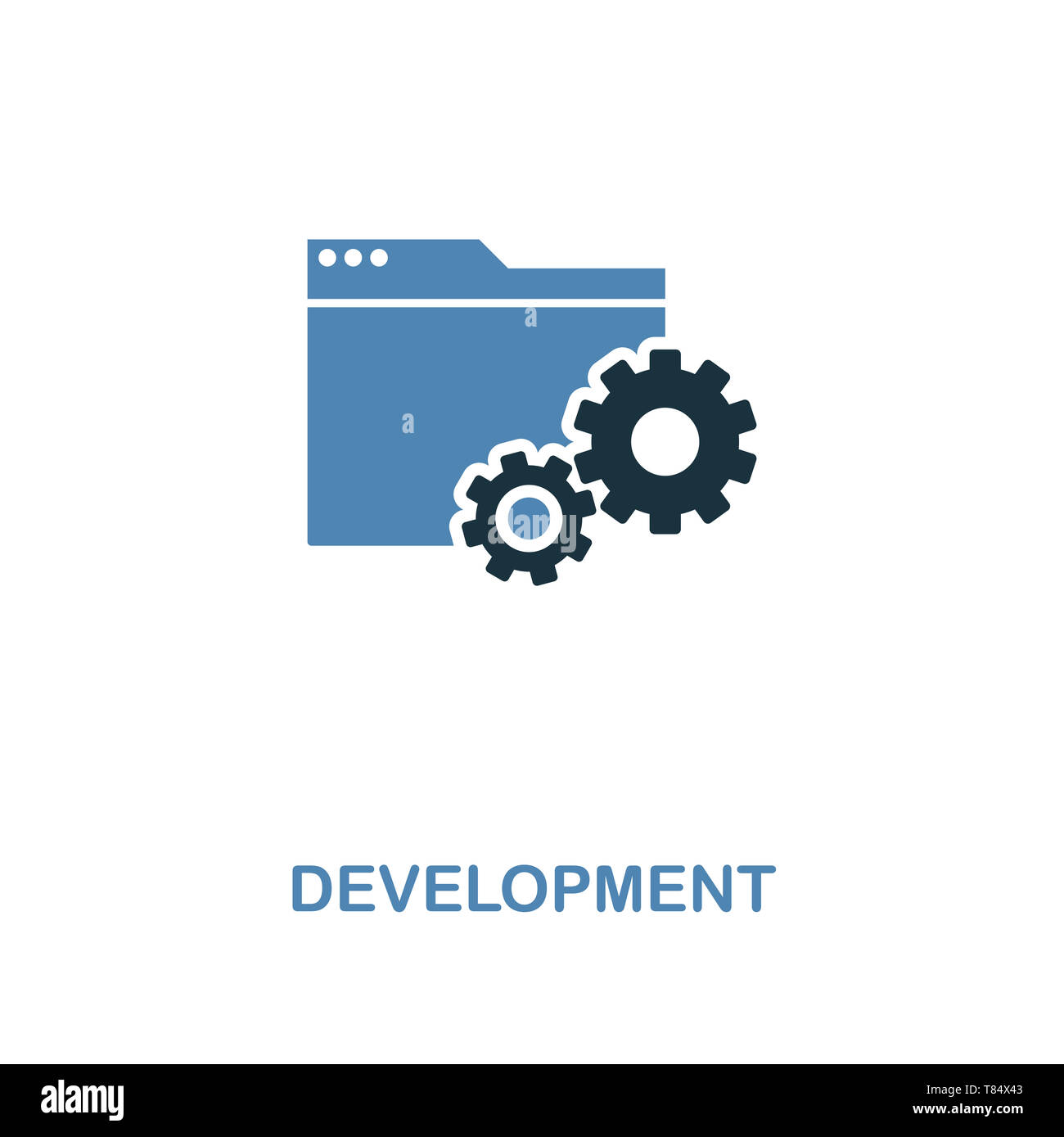 Development creative icon in two colors. Premium style design from web ...