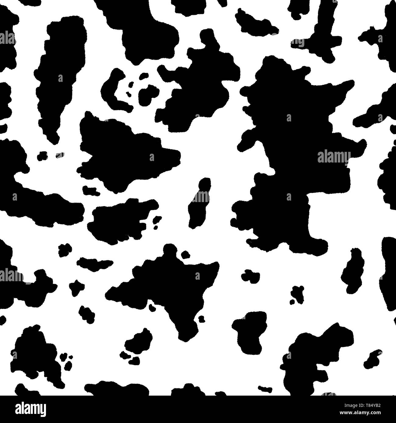 Cow hide seamless pattern - leather vector illustration graphics Stock ...