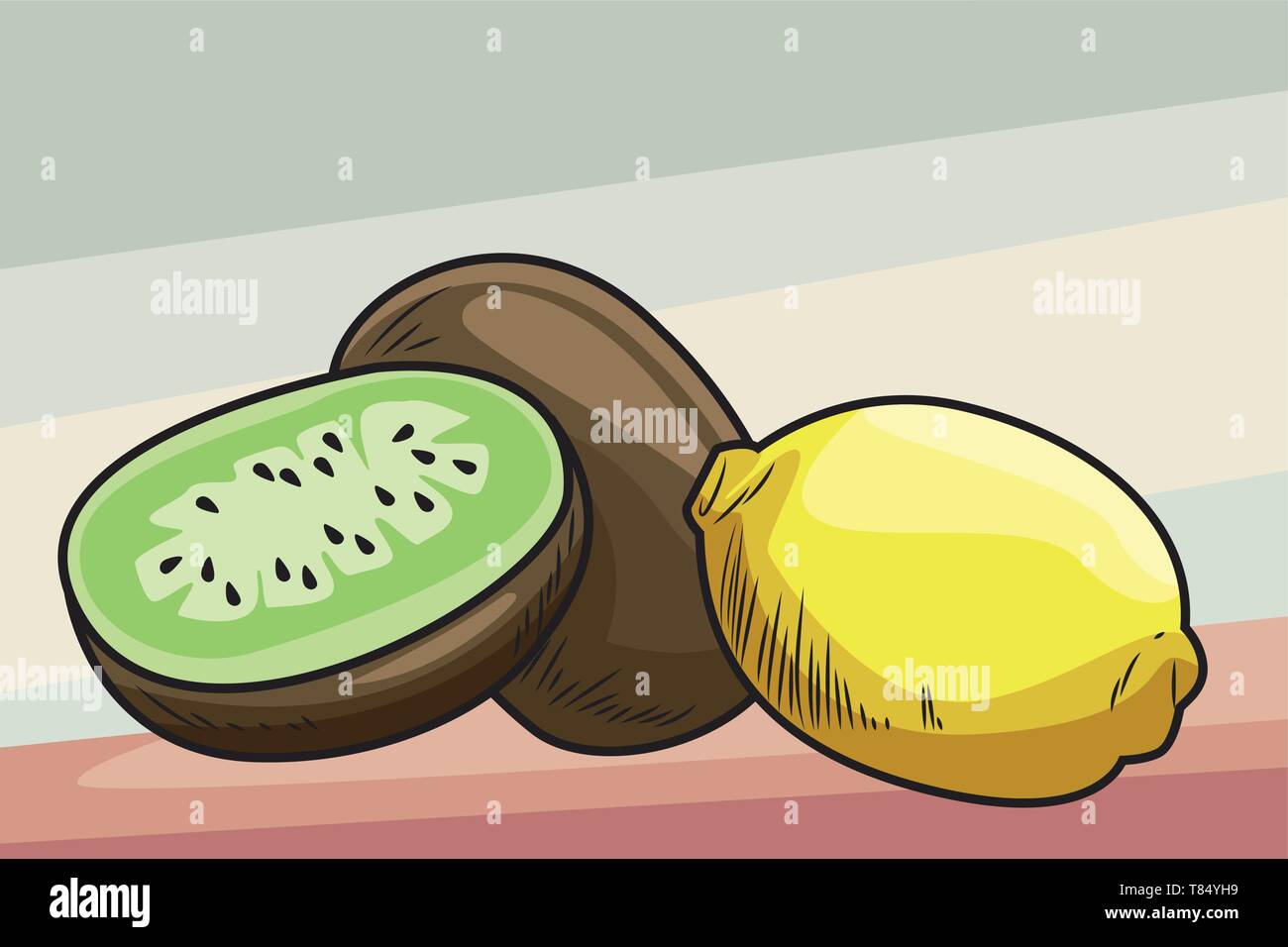 Fresh fruit nutrition healthy background Stock Vector Image & Art - Alamy