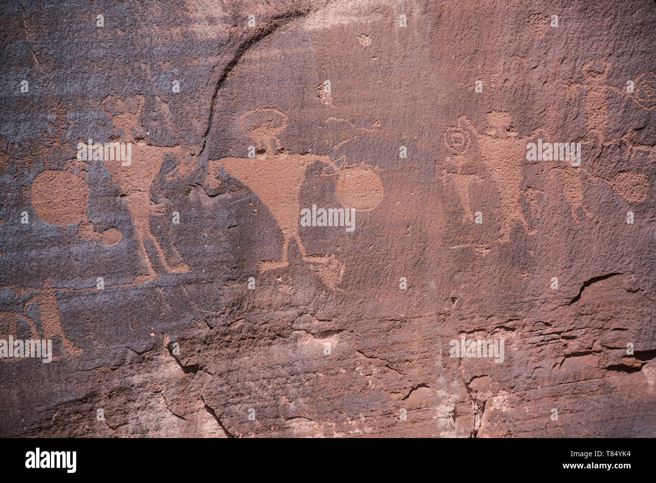 Anasazi petroglyphs usa utah rock hi-res stock photography and images ...