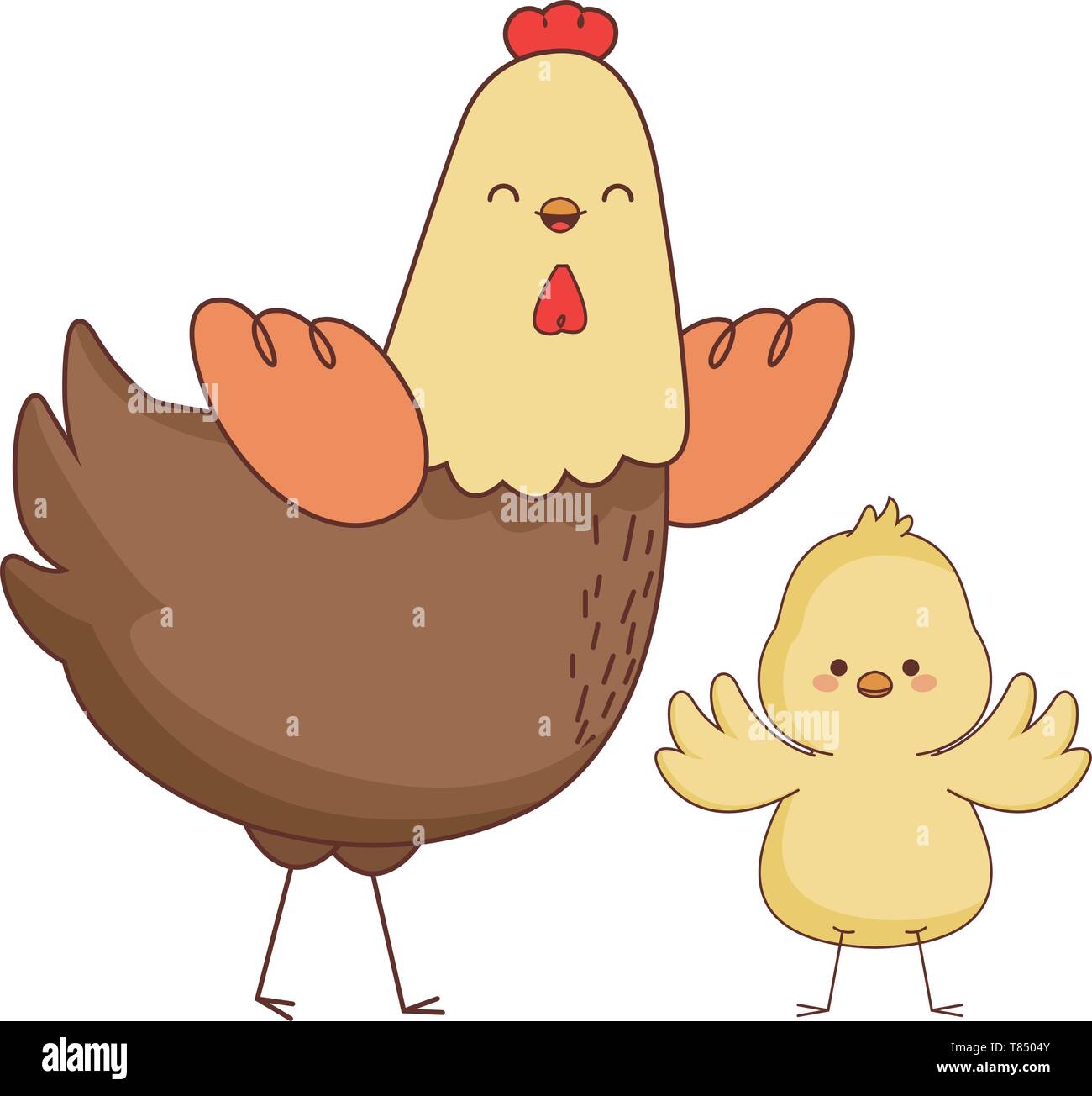 Happy farm animals cartoon Stock Vector Image & Art - Alamy