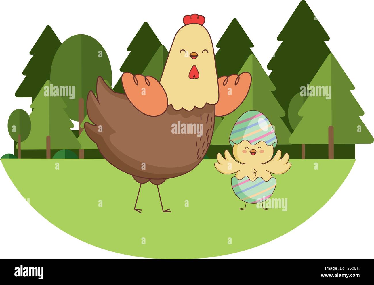 Happy farm animals cartoon Stock Vector Image & Art - Alamy