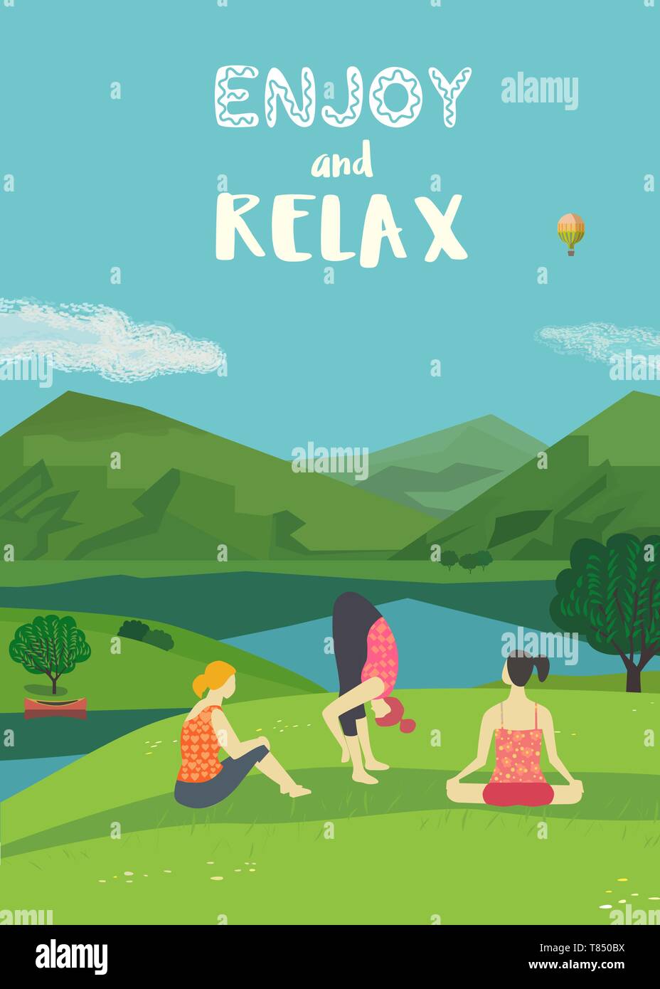 Playful lifestyle scene Stock Vector Images - Alamy