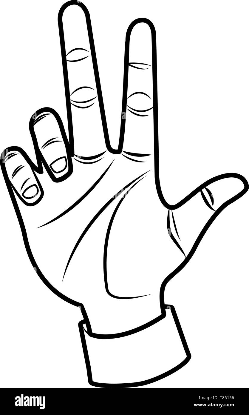 pop art hand cartoon Stock Vector Image & Art - Alamy