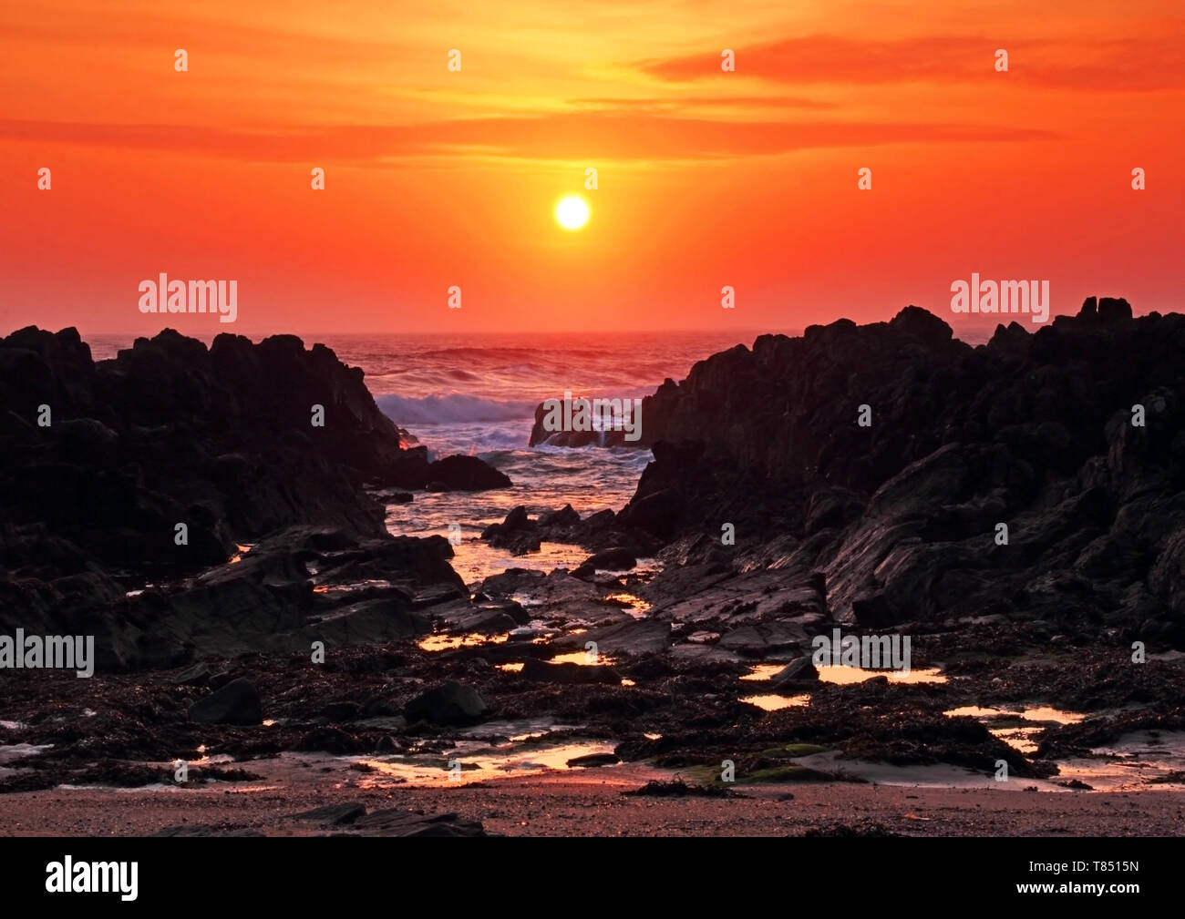 Coastal Sunrise #1 Stock Photo - Alamy