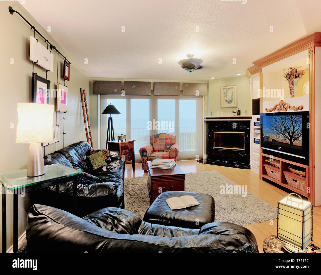 Living Room Interior Stock Photo - Alamy