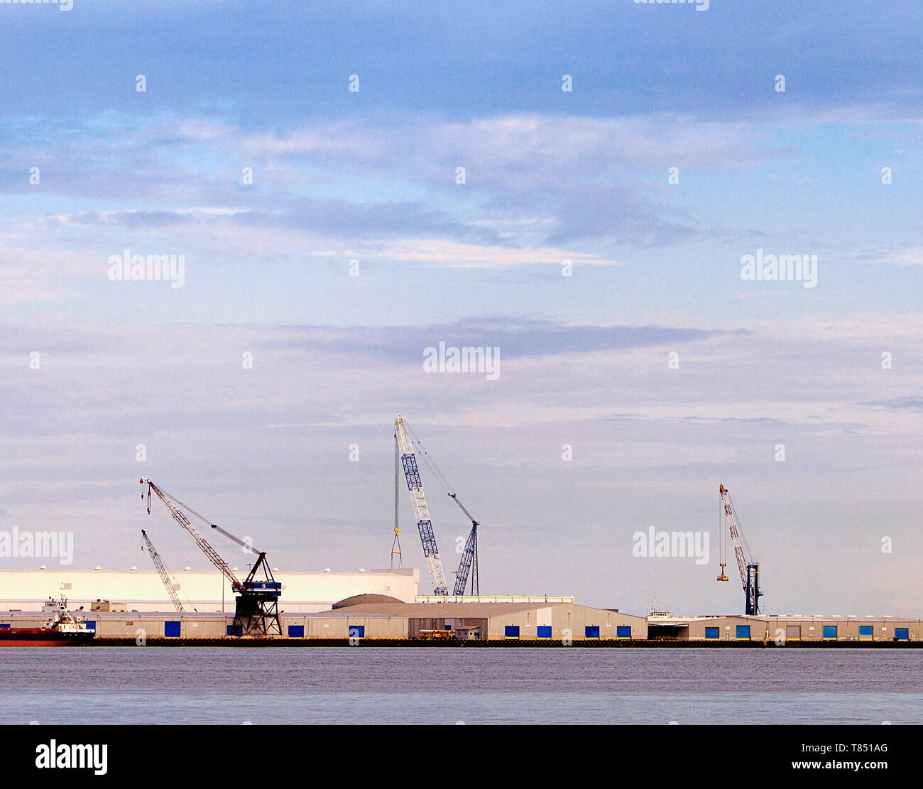 Industrial Port in Panama City Stock Photo - Alamy