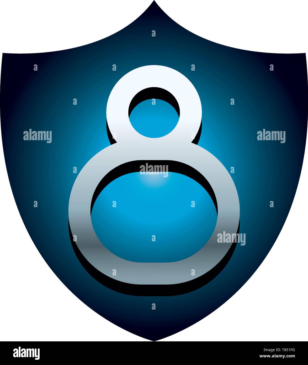 Figure of eight shield hi-res stock photography and images - Alamy
