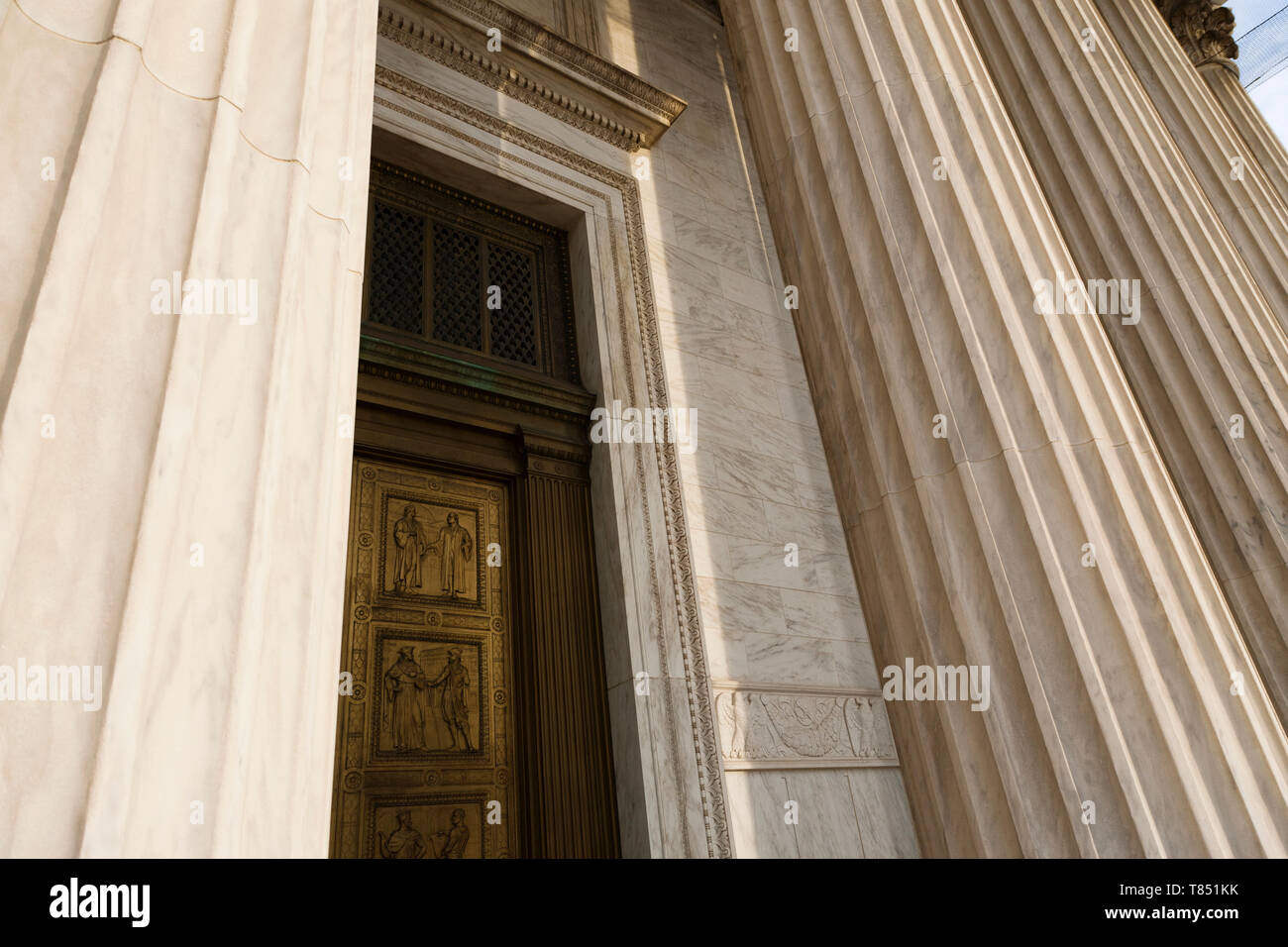 Supreme Court Entrance Stock Photo - Alamy