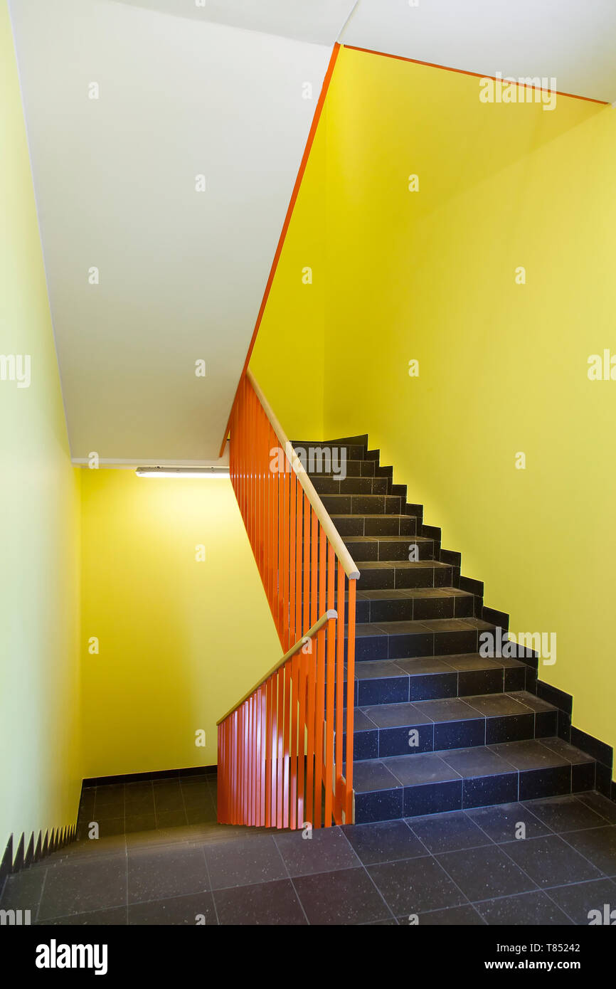 Empty Hospital Stairwell Stock Photo - Alamy