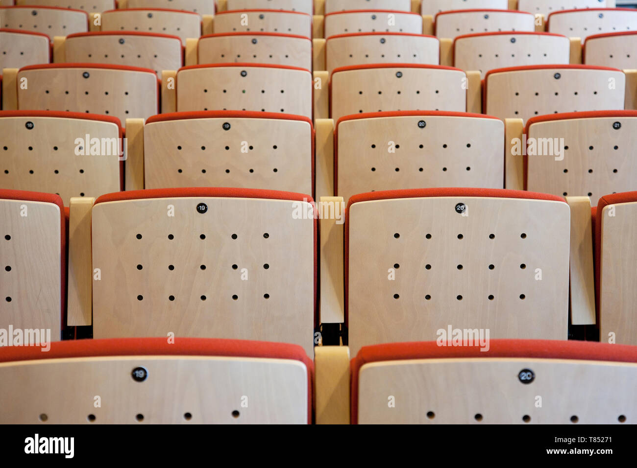 Seating in a Traditional Music Center Stock Photo - Alamy