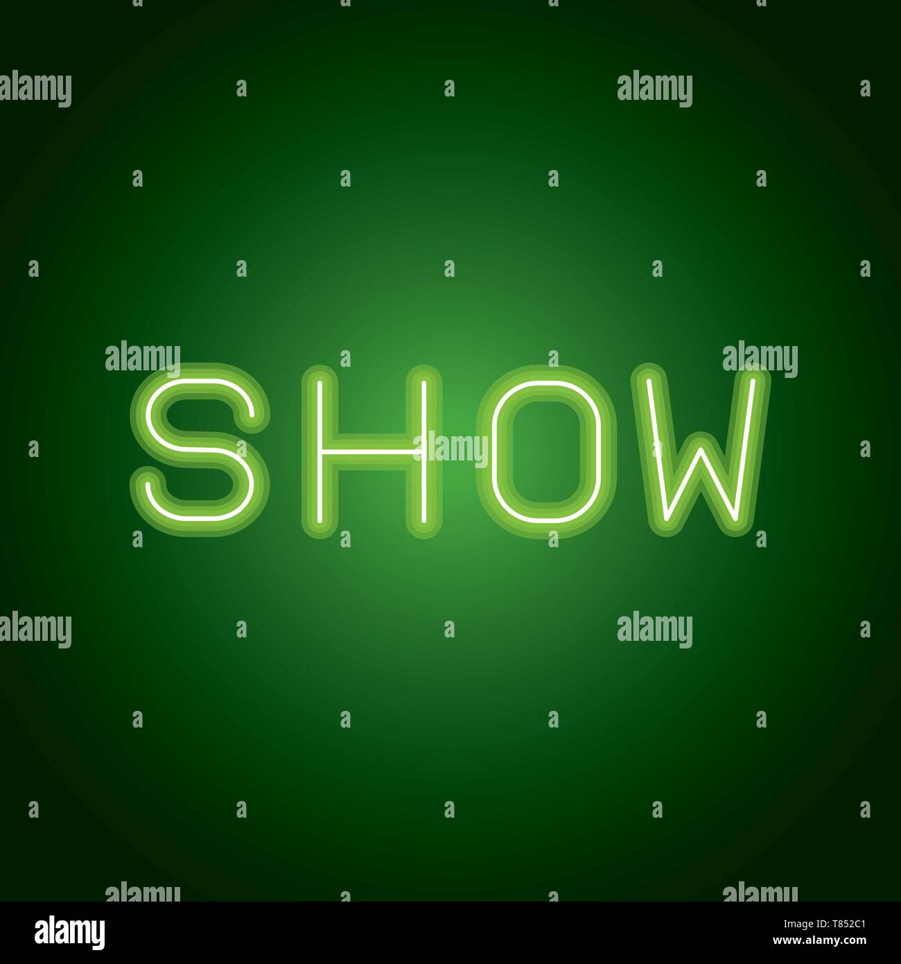 show neon advertising Stock Vector Image & Art - Alamy