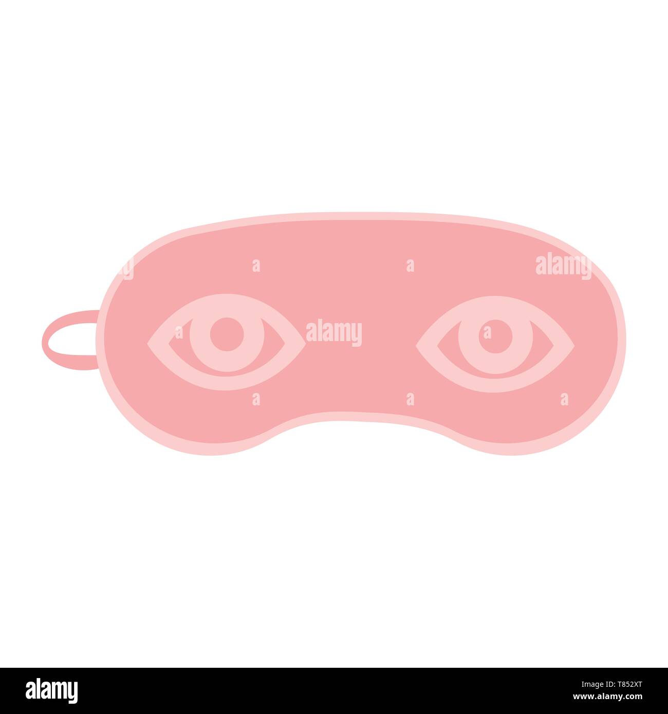 Sleeping eye mask isolated on white background Stock Vector Image & Art ...