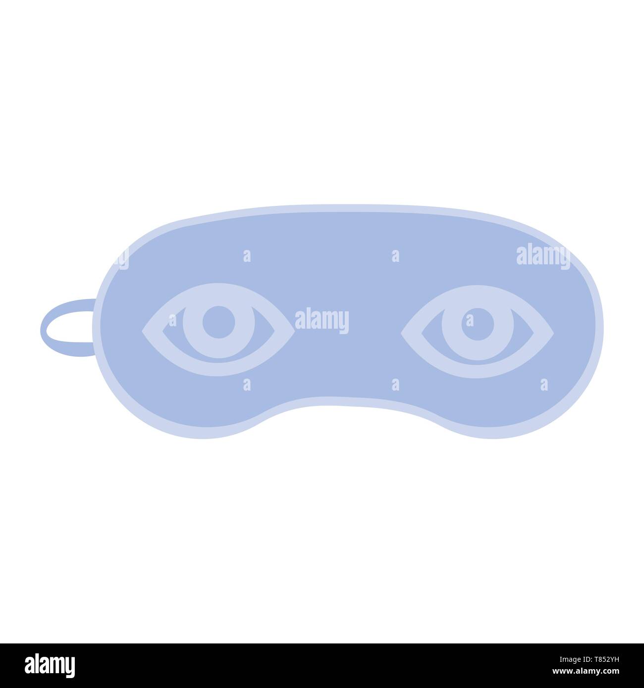 Sleeping eye mask isolated on white background Stock Vector Image & Art ...