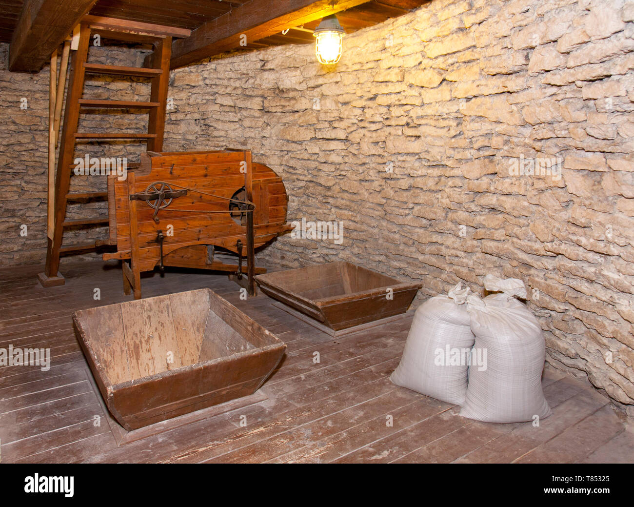 Old windmill stone walls hi-res stock photography and images - Alamy