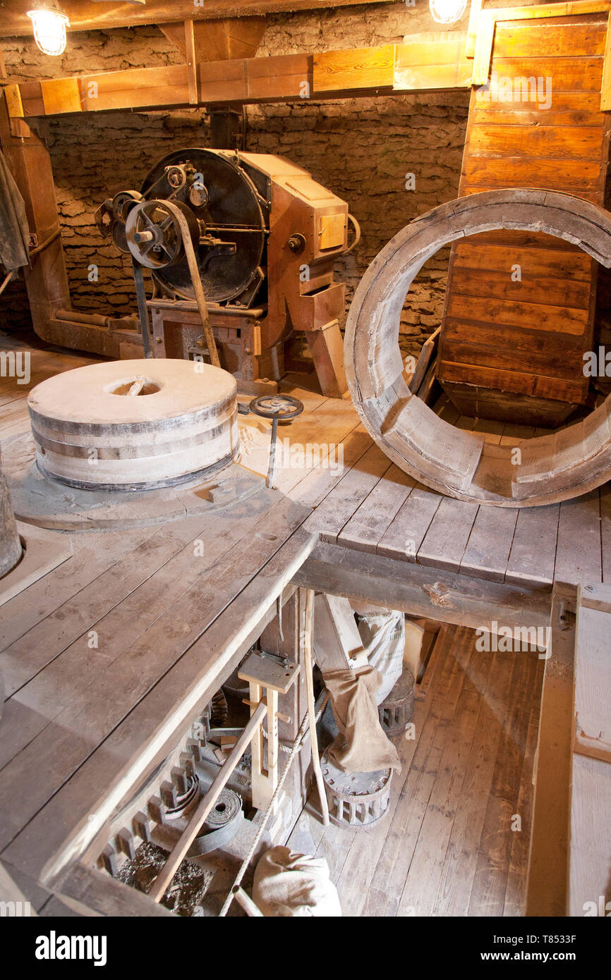 Old Windmill Interior Stock Photo - Alamy