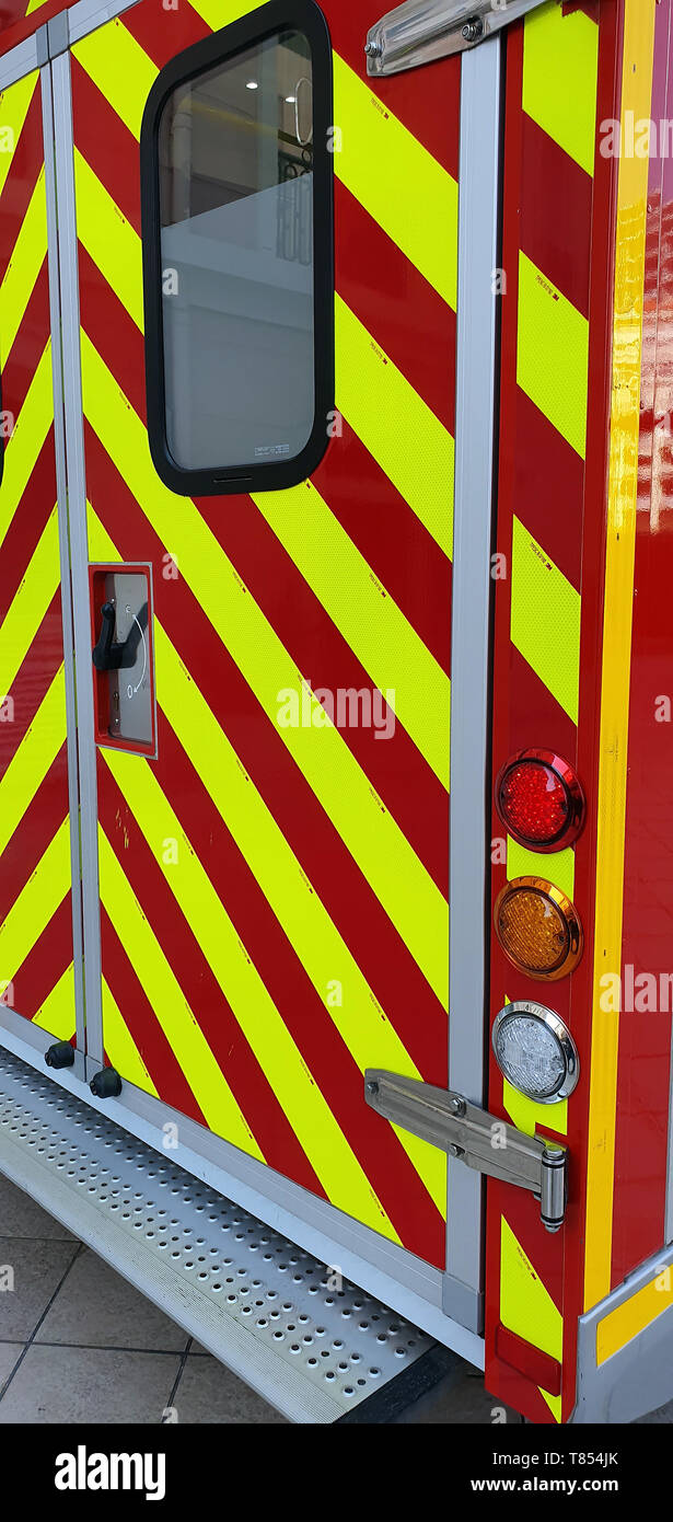 Monte-Carlo, Monaco - March 31, French Red And White Fire Department ...