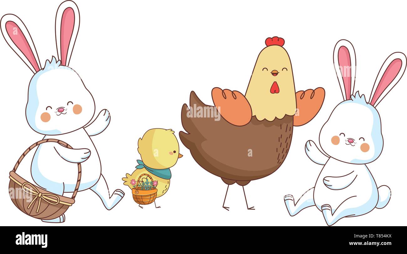 Happy farm animals cartoon Stock Vector Image & Art - Alamy