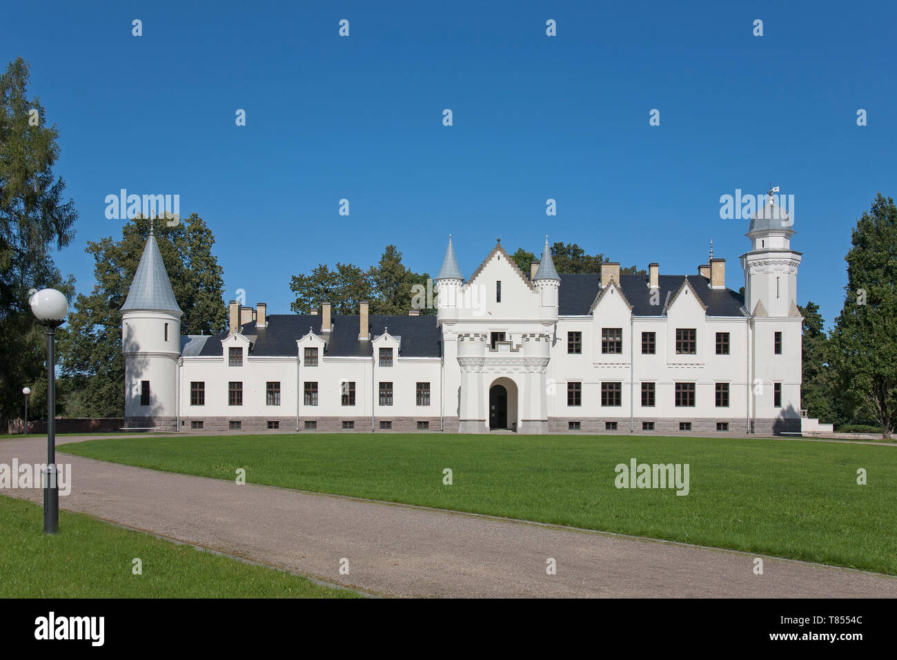 Alatskivi Castle Exterior Stock Photo - Alamy
