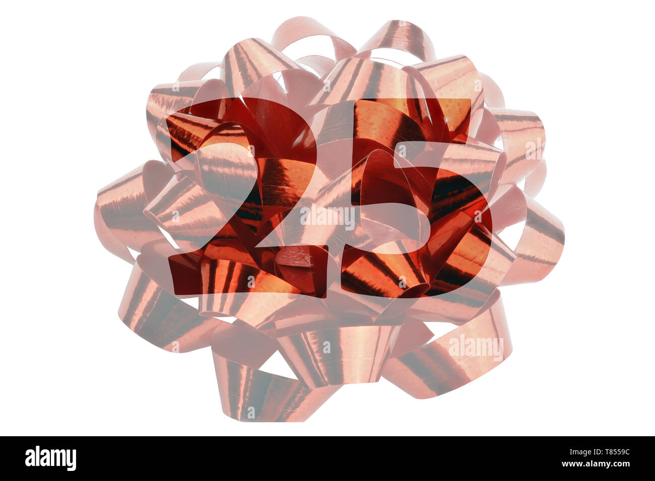 25th anniversary celebration card template hi-res stock photography and ...