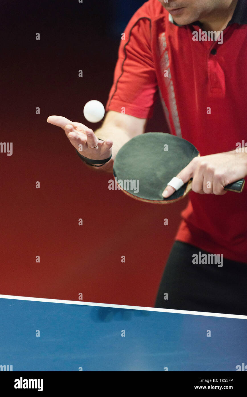 Serving sport hi-res stock photography and images - Alamy