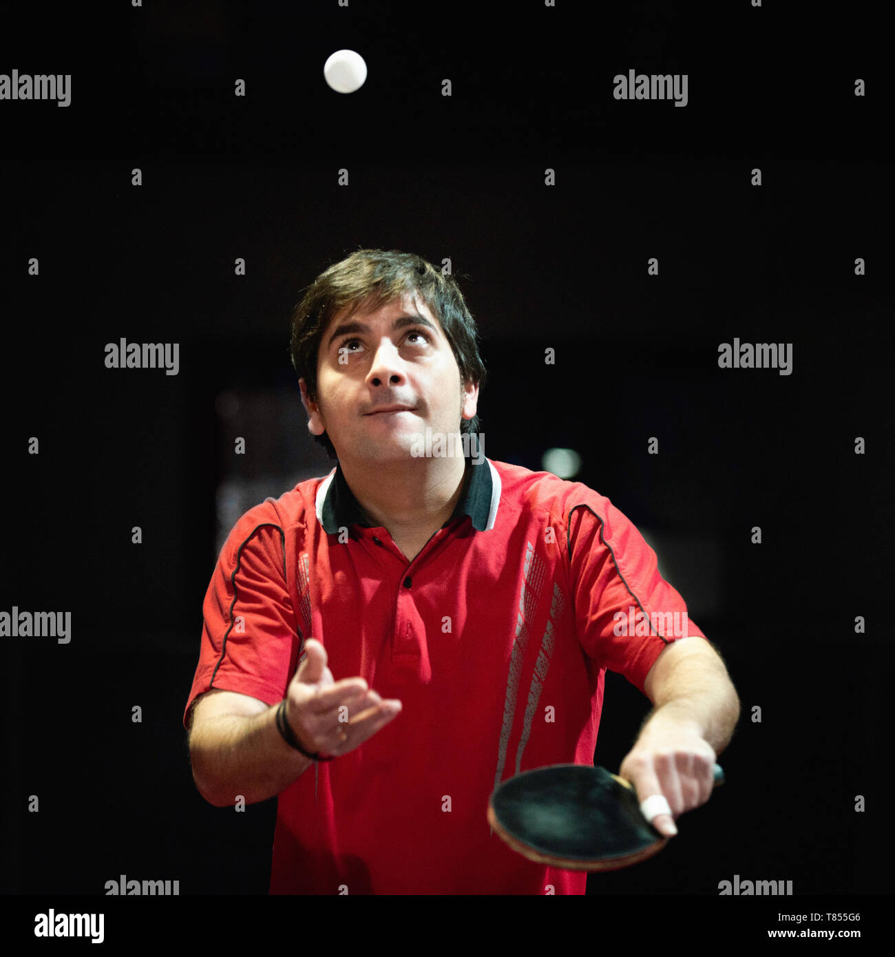 Adult man playing competitive table hi-res stock photography and images ...