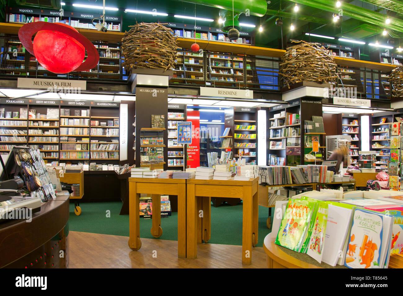 Large Bookstore Interior Stock Photo - Alamy